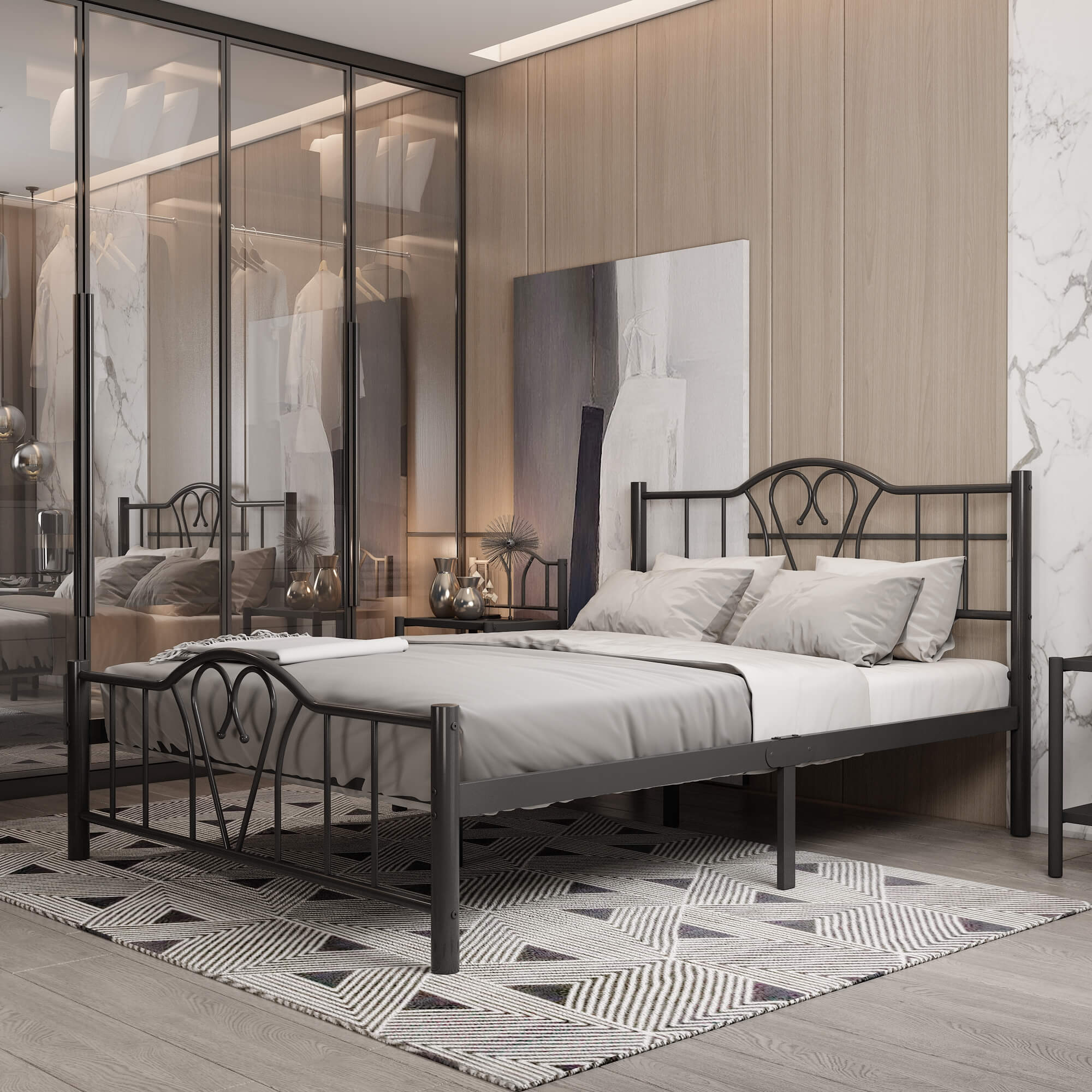 King Size Metal Bed Frame